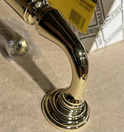 Baldwin 2576-003 Lifetime Polished Bass Finish 8'' Richmond Door Pull ...