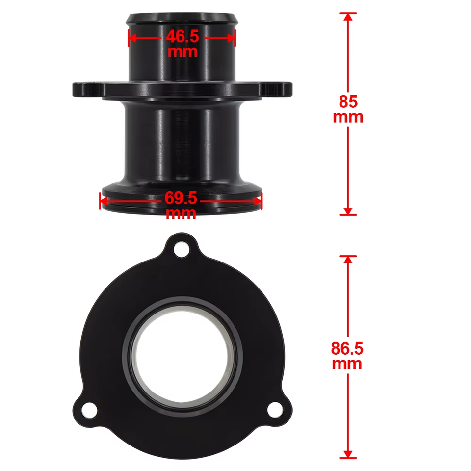 Silicone Intake Hose Pipe Turbo Inlet Elbow Muffler Delete for VW Golf ...