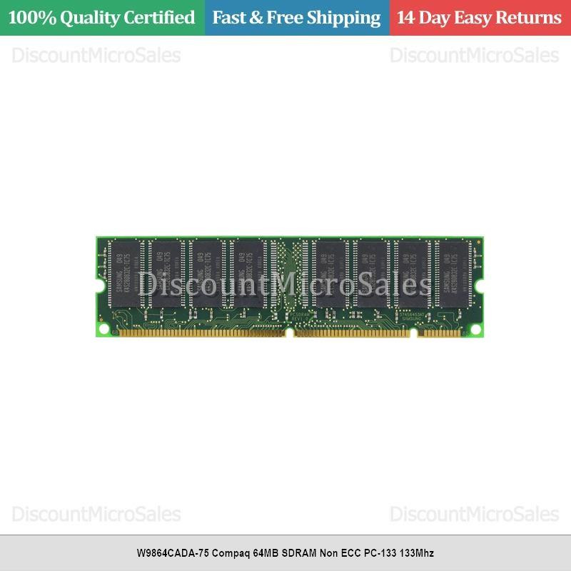 W9864CADA-75 Compaq 64MB SDRAM Non ECC PC-133 133Mhz | eBay