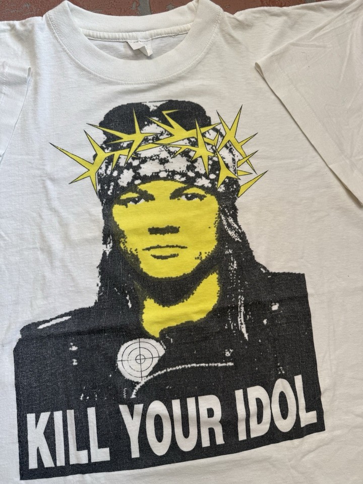 Vintage Guns N Roses AXL ROSE Shirt Kill Your Idols All Print Single ...