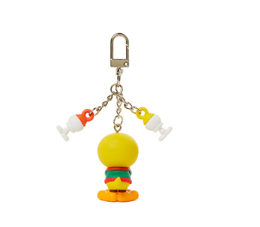 Looney Tunes X Kakao Friends Tweety Figure Keyring Choonsik Apeach Ryan ...