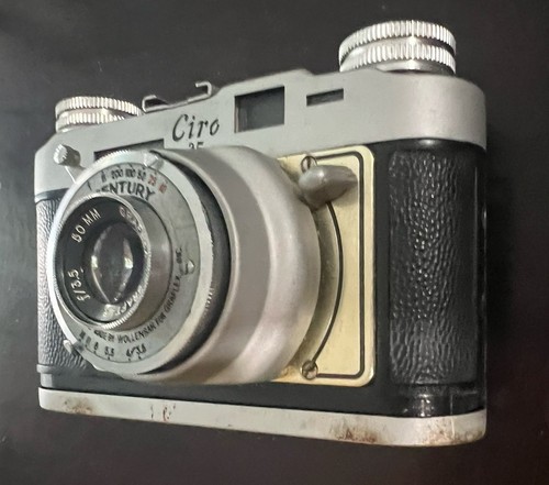 Vintage Graflex Ciro 35 mmm Camera 50mm Lens with Leather Case | eBay