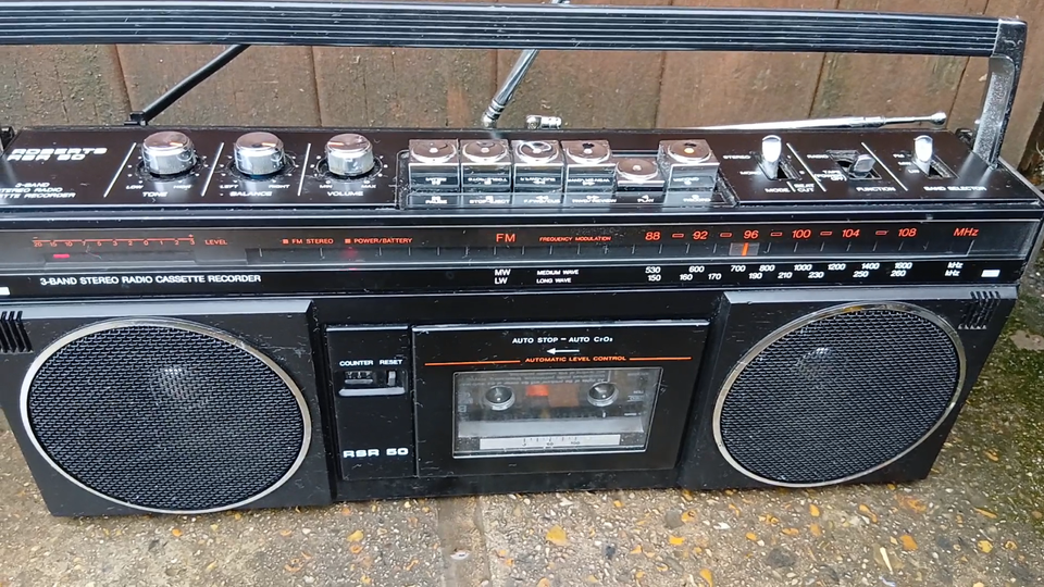Roberts vintage RSR 50 1980s portable twin speaker rad/casette | eBay UK