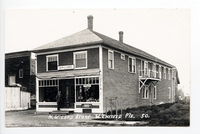West Enfield ME Street View Store Front RPPC Real Photo Postcard | eBay