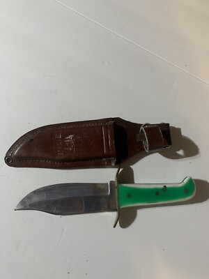 Stainless pakistan fixed blade knife 9" with case, Vintage | eBay