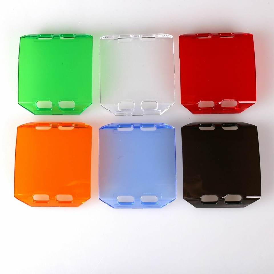 1x Lens Cover For 4" inch 18W /3x3" Cube Pods LED Work Light Bar Spot ...