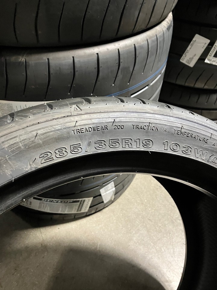 2 New 285 35 19 Dunlop SP Sport Maxx GT600 Tires | eBay