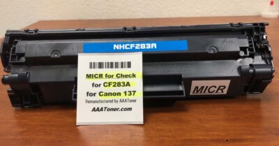 MICR Toner Cartridge for Canon 137, D570, MF212//217/227/236/244/247 ...