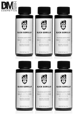SLICK GORILLA HAIR POWDER 20gr 20g 0.7oz CERA IN POLVERE VOLUMIZZANTE 6 ...