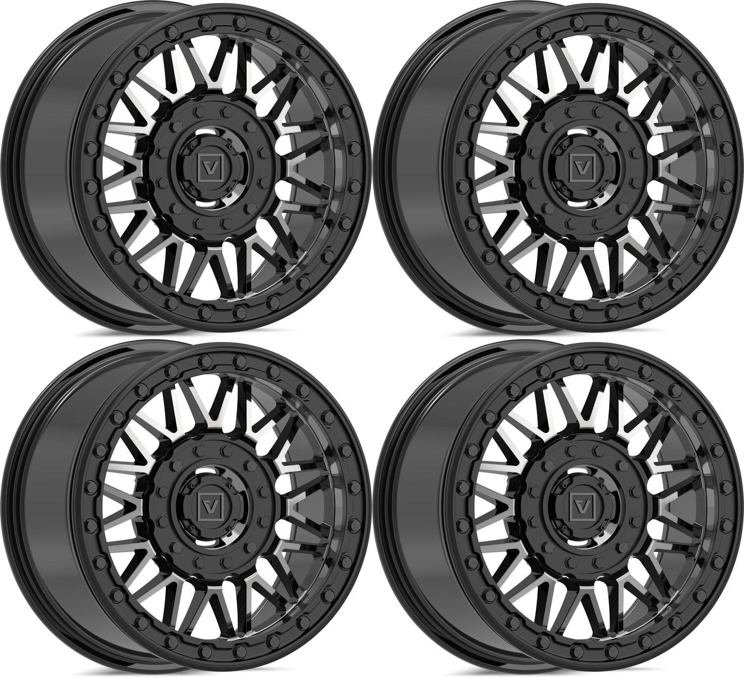 4 ATV/UTV Wheels Set 15in Valor V08 Beadlock Machined 4/156 +30 1KXP | eBay