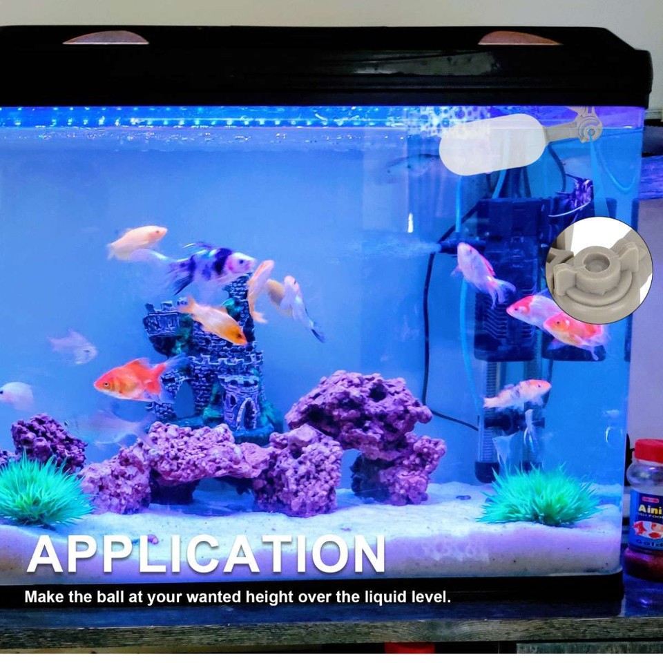 4x Water Float 1/2" Automatic Shut Off Valve Quick Connctor Tank ...