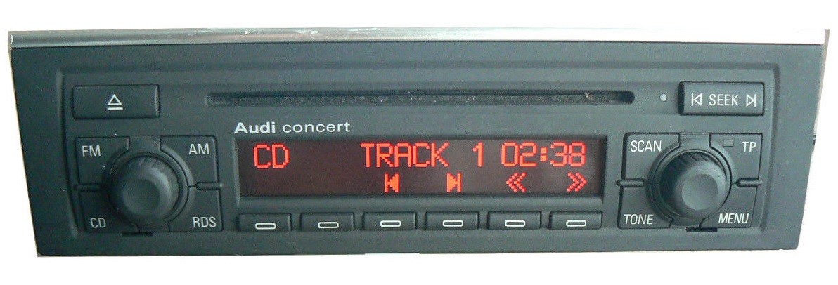 AUDI Concert II Original Autoradio Audi A4 B6 B7 System RDS CD ...