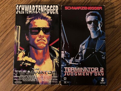 The Terminator & Terminator 2 (VHS, 1991) 732302700134| eBay