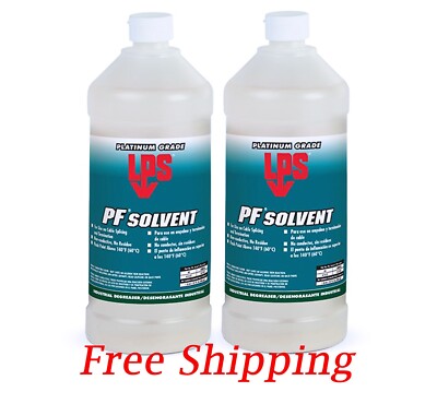 2 Pack LPS Industrial Degreaser Penetrating PF Solvent Cleaner 32oz ...