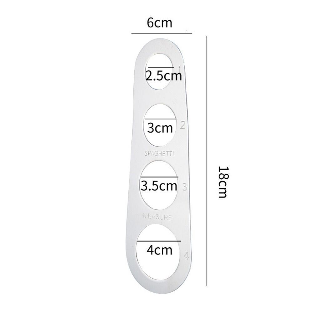 Kitchen Pasta Measurer Stainless Steel Italian Noodle Ruler | eBay