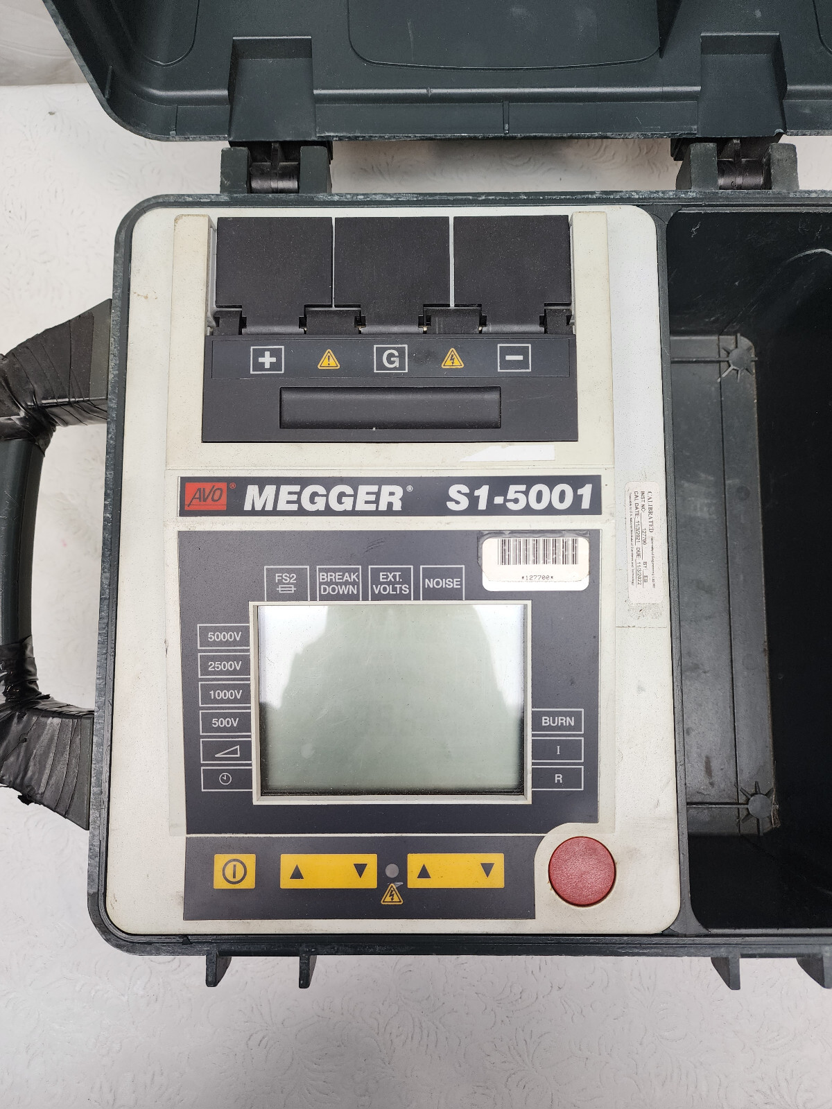 Megger S1-5001 5 kV Heavy Duty Insulation Tester AEMC AVO | eBay