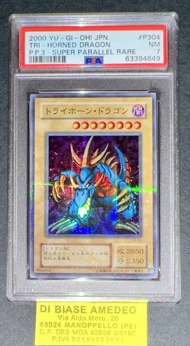 PSA 7 Tri-Horned Dragon P3-04 Super Parallel Rare Japanese 2000 | eBay