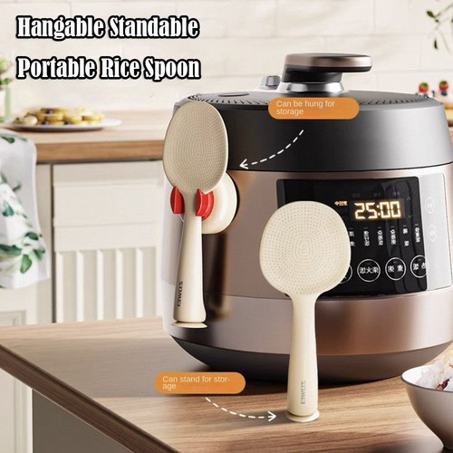 Hangable Standable Rice Shovel Heat-resisting Rice Spoon Kitchen Tools ...