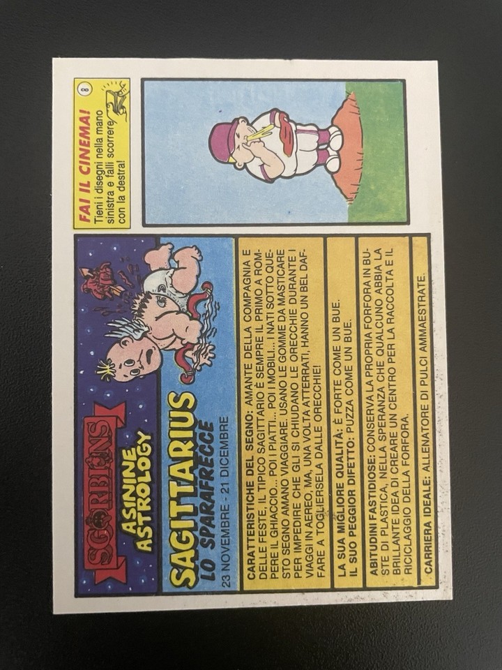 Sgorbions Series 2 Wrinkly Randy / Rockin’ Robert GPK Garbage Pail Kids ...