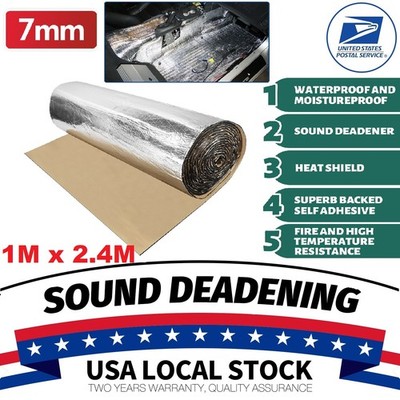 94"x40" Car Auto Parts Truck Sound Deadener Heat Insulation Underlay ...