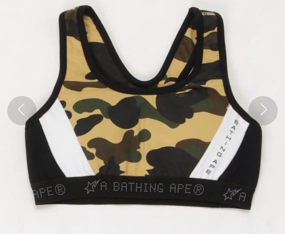 A Bathing Ape Bape Sta Camo Sports Bra Size XS Unused | eBay