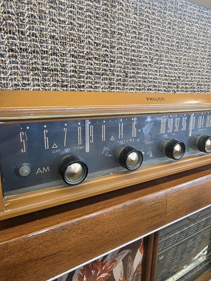 Antique Vintage Philco AM/FM Tube Radio Model Tested & Working | eBay
