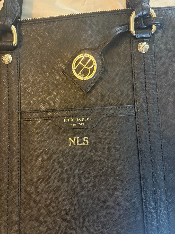 Henri Bendel West 57th Briefcase Black | eBay