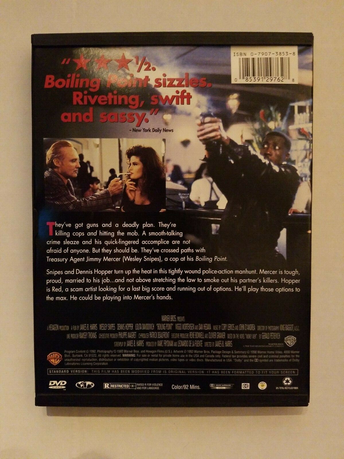 Boiling Point (DVD, 1998) Dennis Hopper Wesley Snipes 85391297628| eBay