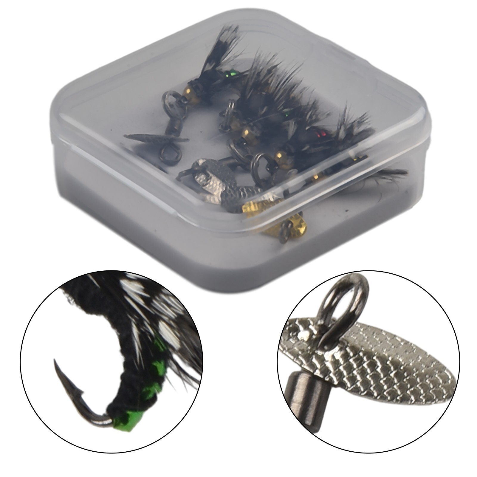 Brighten up your fishing experience with 5pcs Fly hooks Flies Insect ...