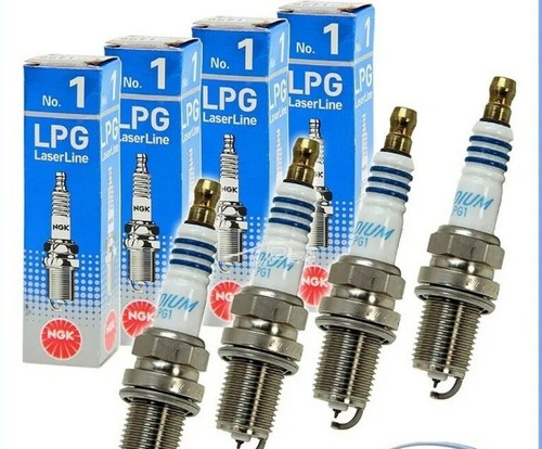 4X NGK 1496 BOUGIE D'ALLUMAGE LPG LASER LINE 1 ELECTRODE CENTRAL ...