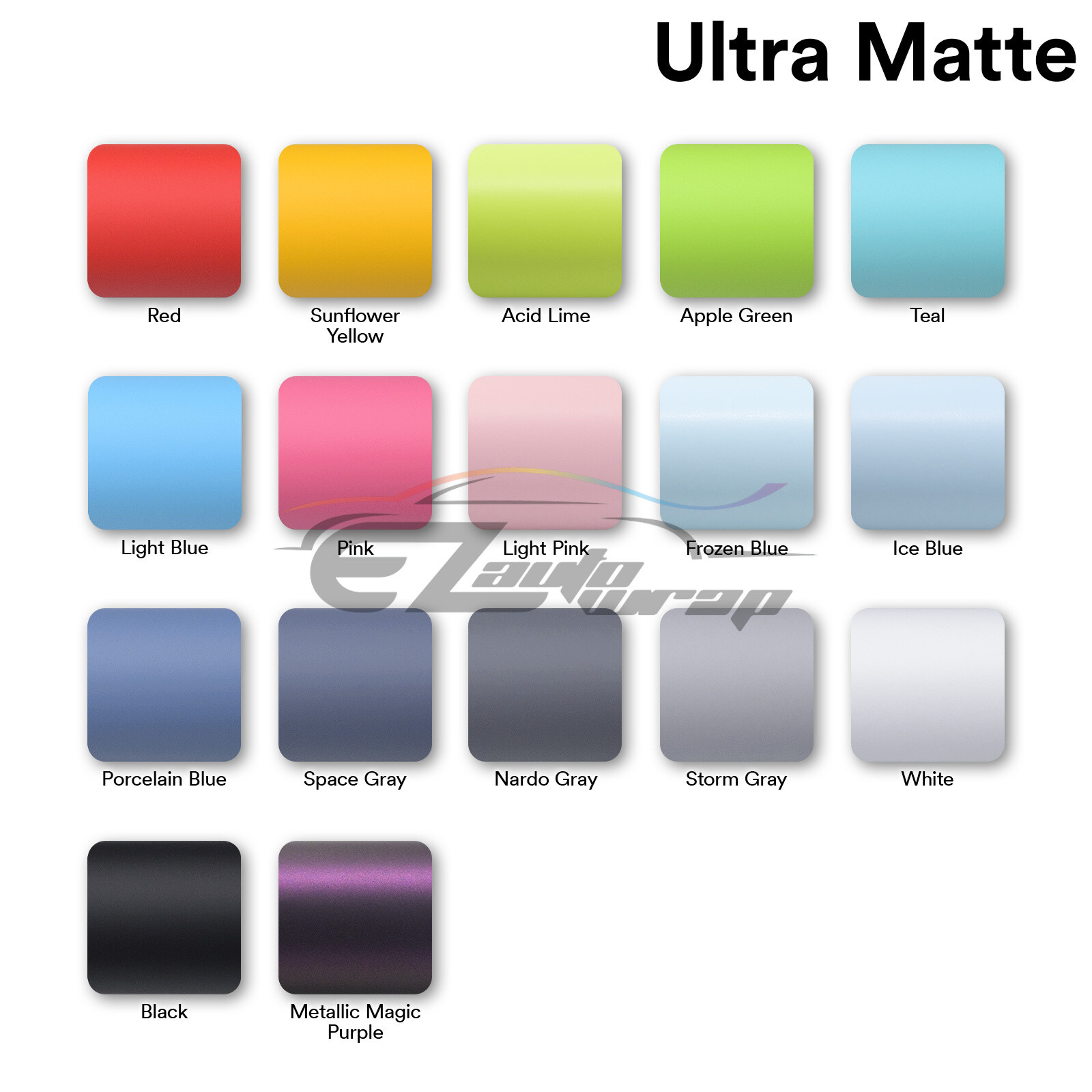 Premium Ultra Matte Flat Black Car Vehicle Vinyl Wrap Sticker Decal ...