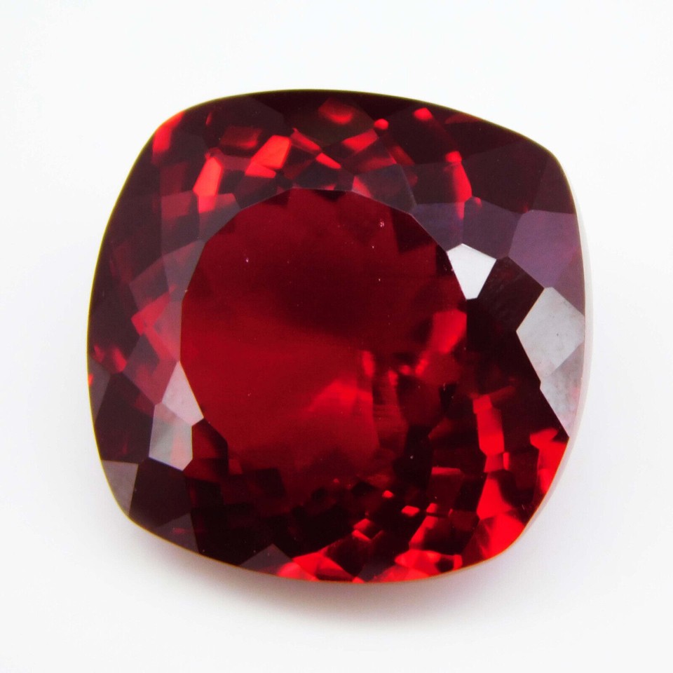 9.59 Ct Natural Blood Red Ruby Cushion Cut Certified Treated Gemstone 7 | eBay