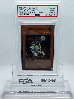YUGIOH CP07-EN002 LEGENDARY JUJITSU MASTER SUPER RARE PSA 9 (OC) MINT ...