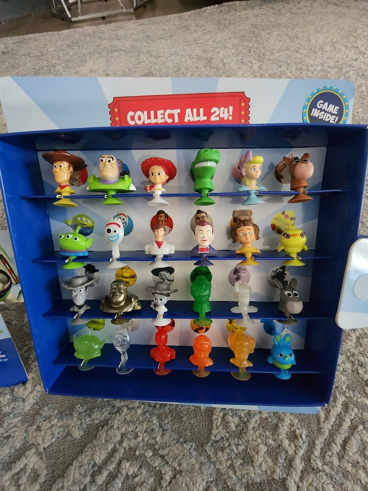MICRO POPZ DISNEY TOY STORY 4 COMPLETE SET of 24 W ALBUM SCARCE RARE | eBay