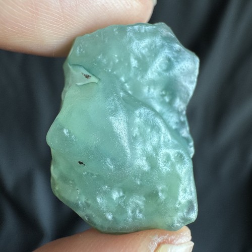 2.6cm-6.8g Natural Alxa Gobi Desert Green Sugar Heart Agate Healing ...