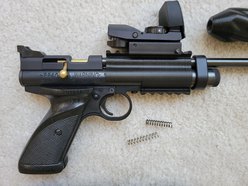 Crosman 2240 pistol/carbine with 10.5" .22 barrel and many extras | eBay