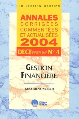 GESTION FINANCIERE DECF EPREUVE N.4 | eBay