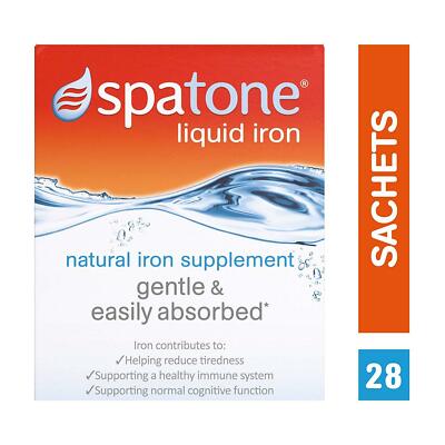 Spatone Natural Liquid Iron Supplement Original 20ml Sachets x 28 ...