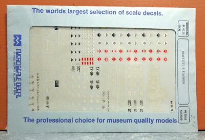 MICROSCALE HO SCALE GRAFFITTI & PLACARDS DECAL SHEET # 87-0228 | eBay