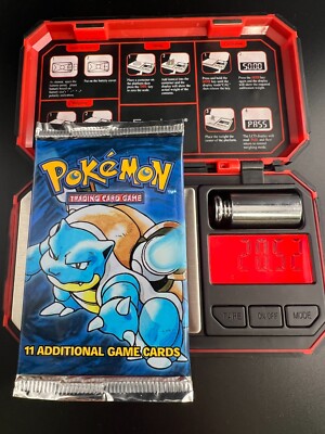 Pokemon Base Set Booster Pack Sealed New HEAVY? 20.52 Blastoise Art | eBay