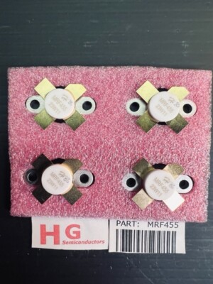 BRAND NEW 4 PCS HG (HuaGao) MRF455 HG semiconductor USA SELLER! FREE ...