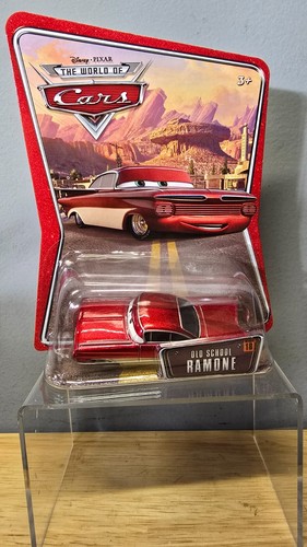 New 2008 Disney Pixar Cars OLD SCHOOL RAMONE #18 L6554 Red Car NIB 1:55 ...