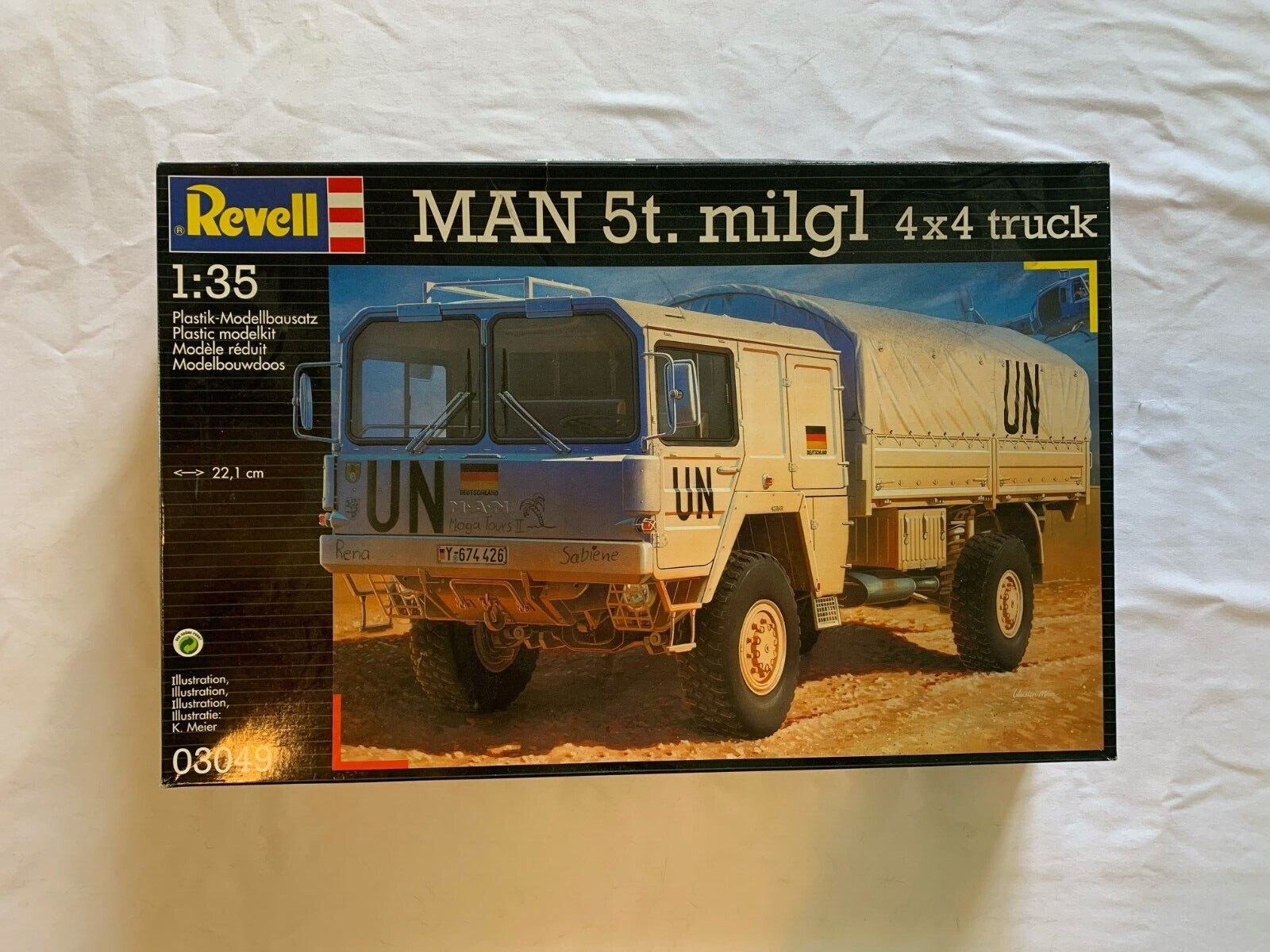 Revell MAN 5t. Milgl 4x4 Truck 03049 1/35 Model Kit | eBay
