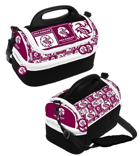 NRL Manly Sea Eagles Print Dome Cooler Bag - Insulated Lunch Box - Work ...