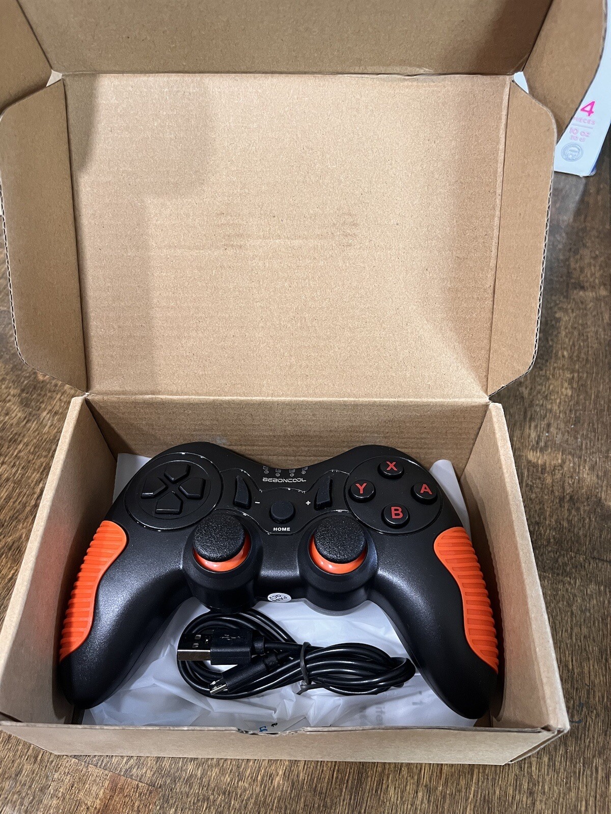 BEBONCOOL Wireless Nintendo Switch NS PRO Controller B01 Black & Orange ...