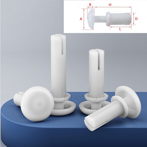 White Plain Nylon Plastic Snap Rivets Various Sizes And Lengths Rivet ...