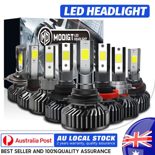 MODIGT Car Headlight H7 H1 H11 H4 LED Fog Light 9000LM 6000K 9005 9006 HB8 HB9 | eBay Australia