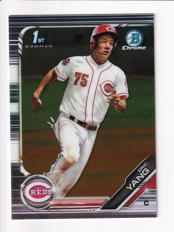 2019 Bowman Draft Eric Yang 1st Chrome Cincinnati Reds #BDC-118 | eBay