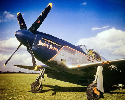 SNOOT'S SNIPER P-51 MUSTANG AT RAF BODNEY 8x10 GLOSSY PHOTO PRINT | eBay