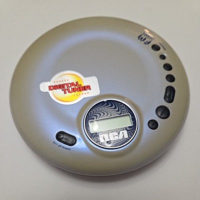 RCA Portable CD Player with 20 Preset FM Radio RP2612B Compact Disc/ FM ...